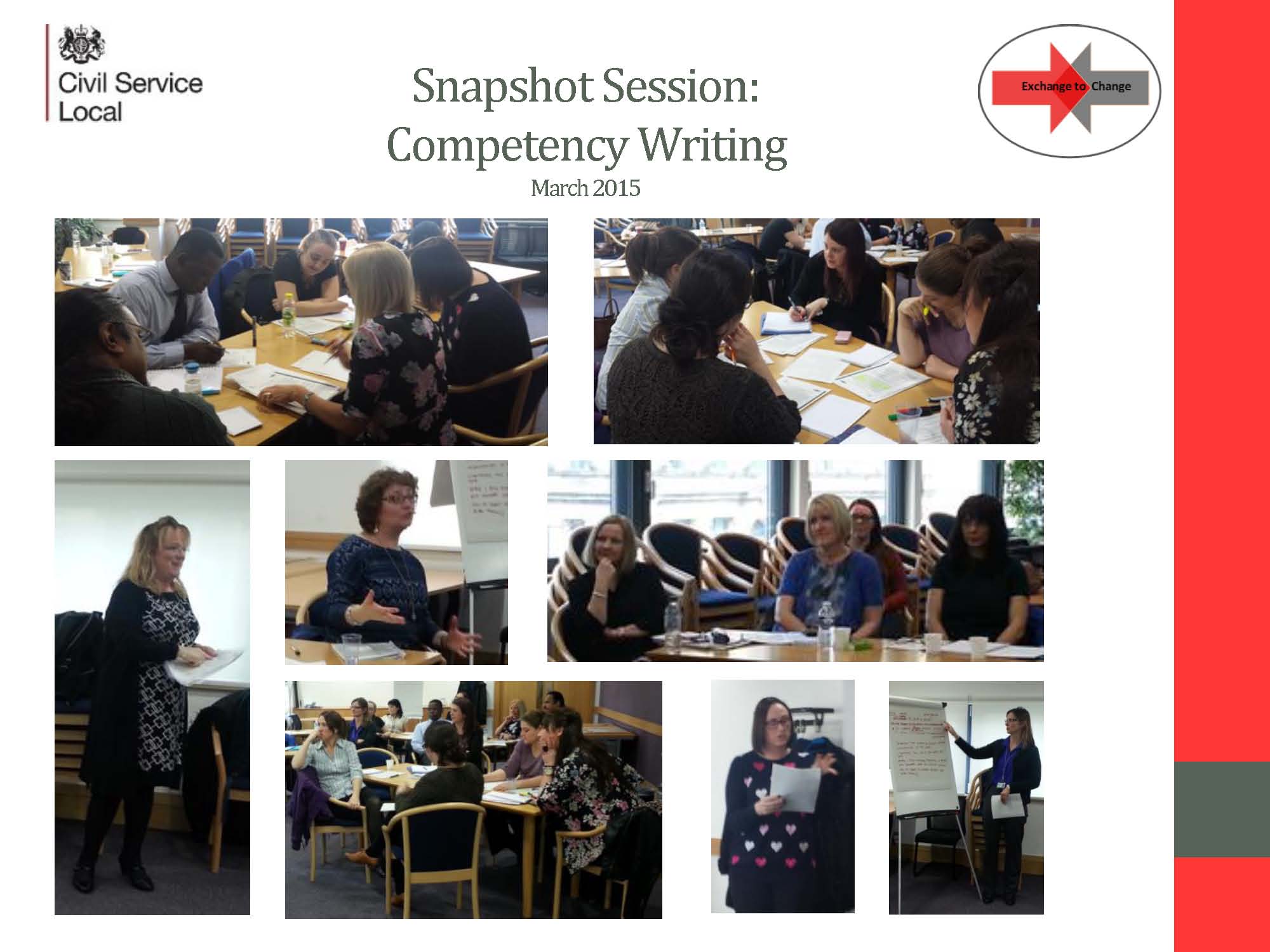 Exchange to Change team host their first Snapshot session – Civil ...